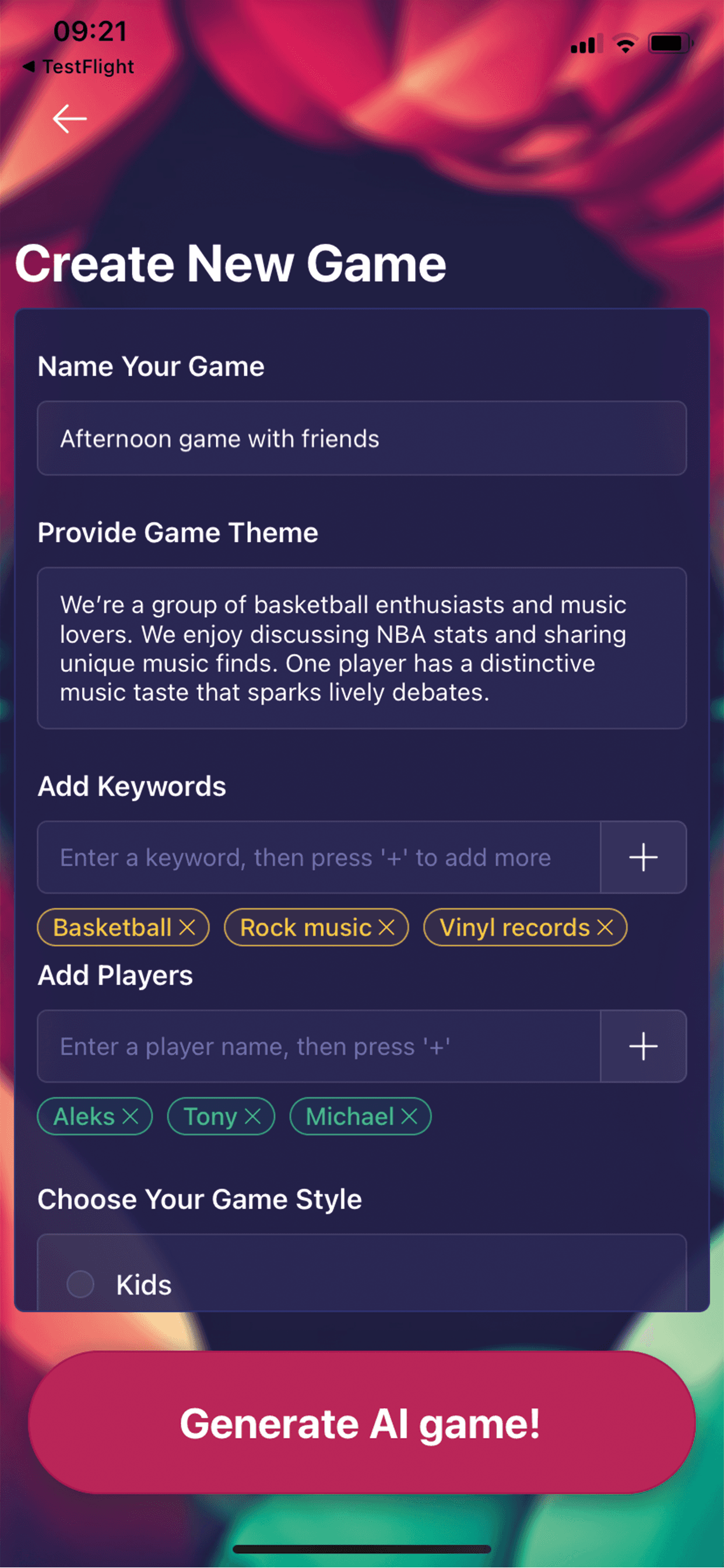 Truth or Dare AI - Endless fun powered by AI